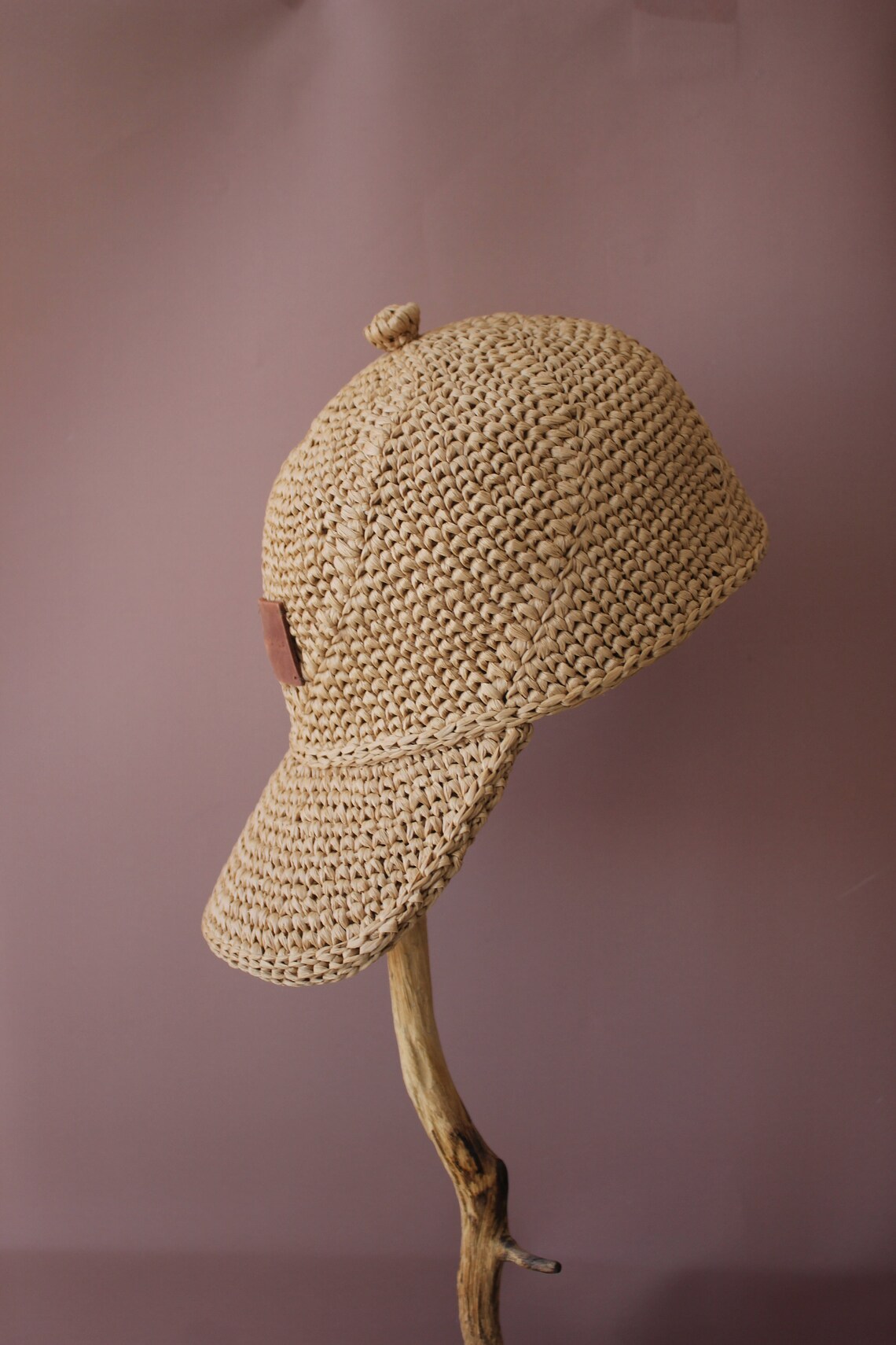 Men Straw Cap Summer Raffia Baseball Cap Unisex Straw Baseball Cap ...