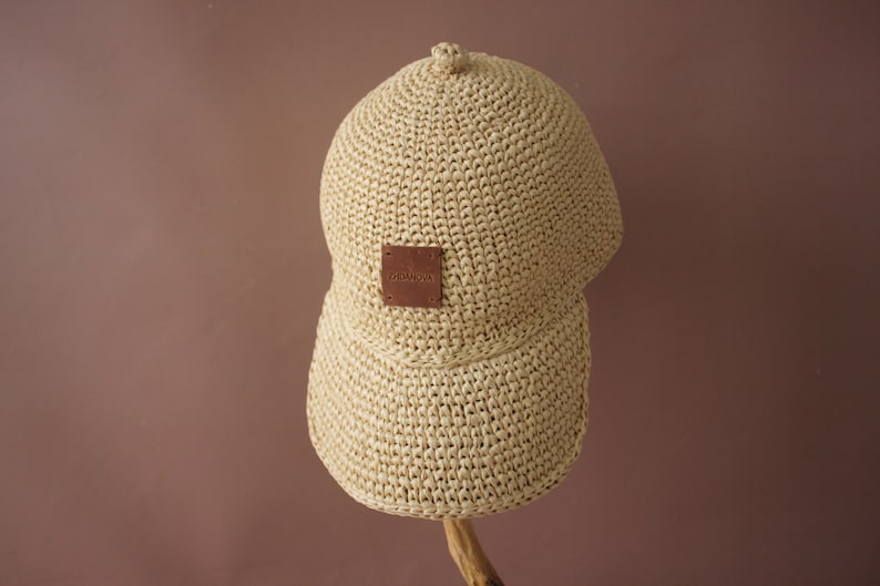 Personalized Raffia Baseball Cap * Summer Raffia Baseball Cap * Women’s ...