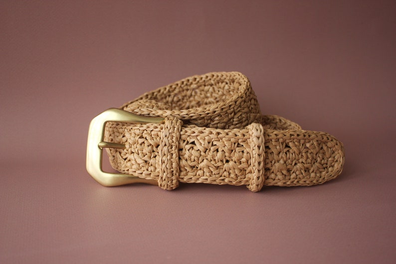 Straw Waist Belt * Raffia Waist Belt * Women’s Raffia Belt * Boho Style ...