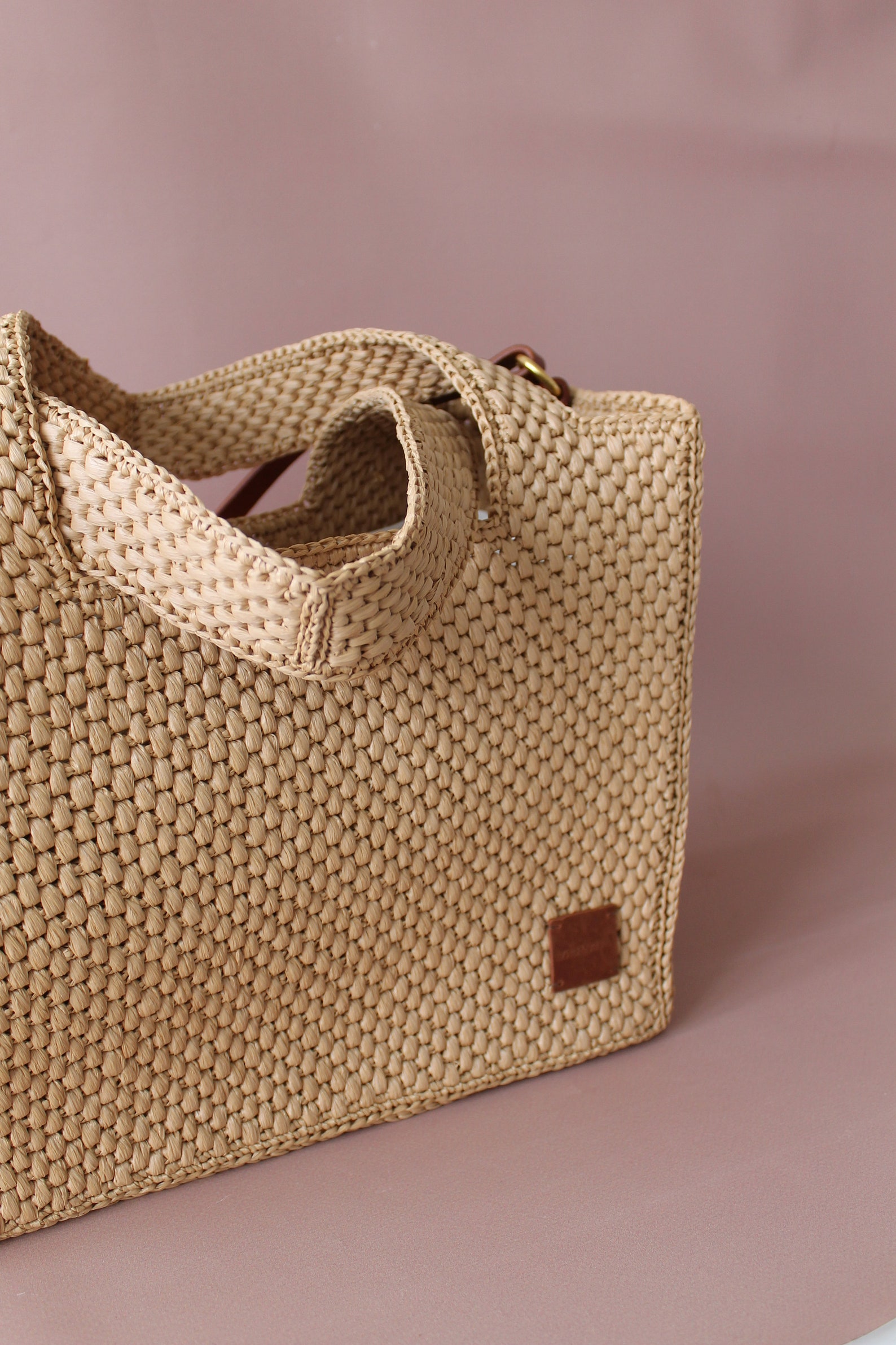 Large Raffia Tote Bag * Straw Tote Bag * Casual Tote Bag * Large ...