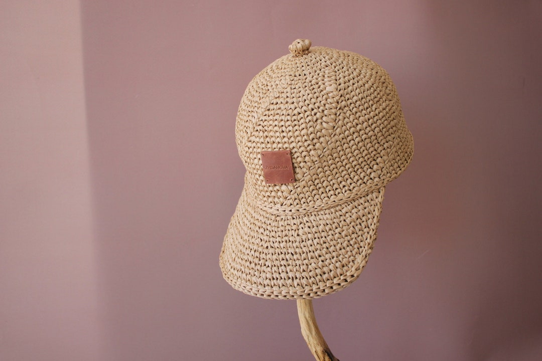 Straw Summer Cap for Women * Summer Raffia Baseball Cap * Women’s ...