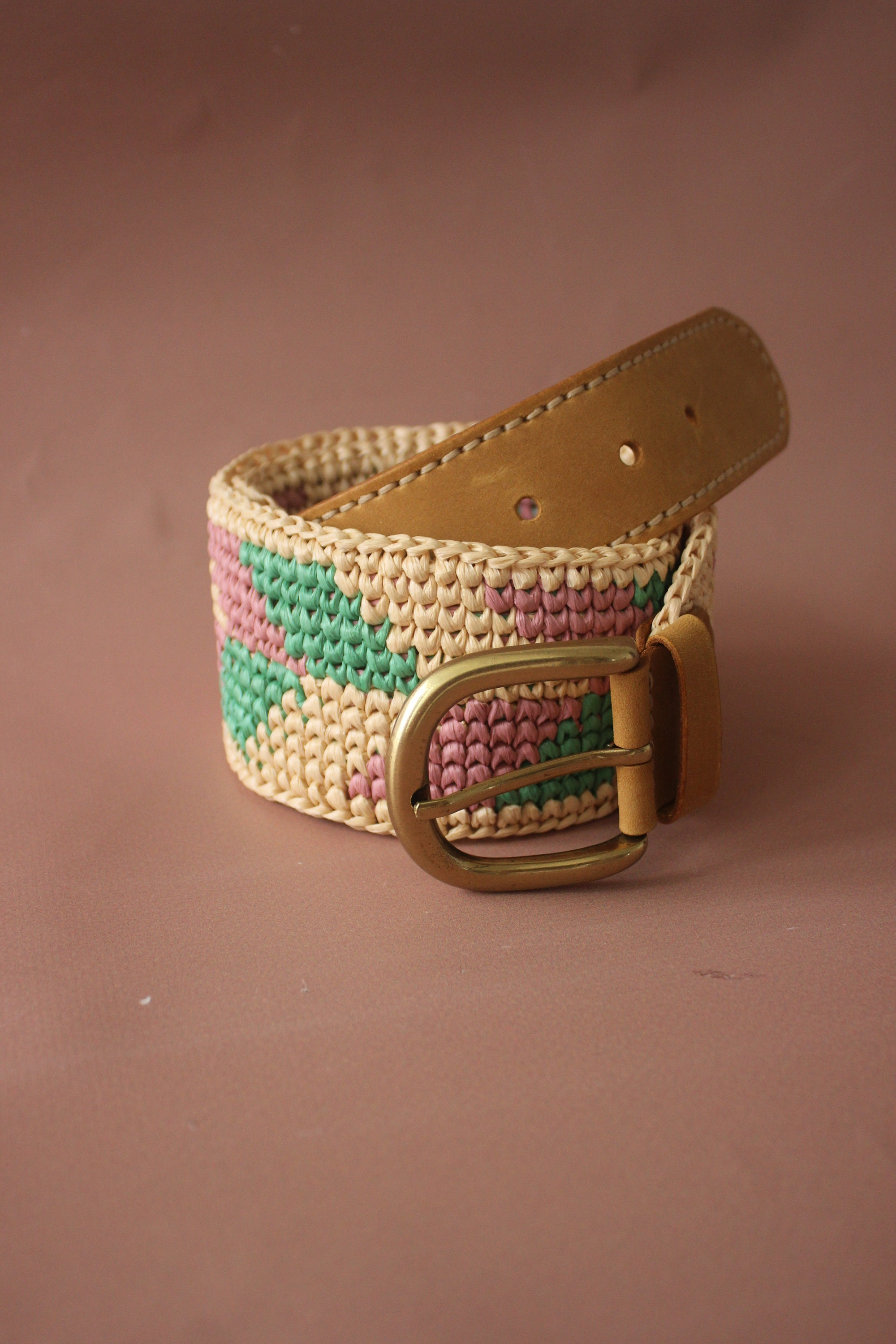 Raffia and Leather Waist Belt * Women’s Raffia Belt * Wide Raffia Belt ...
