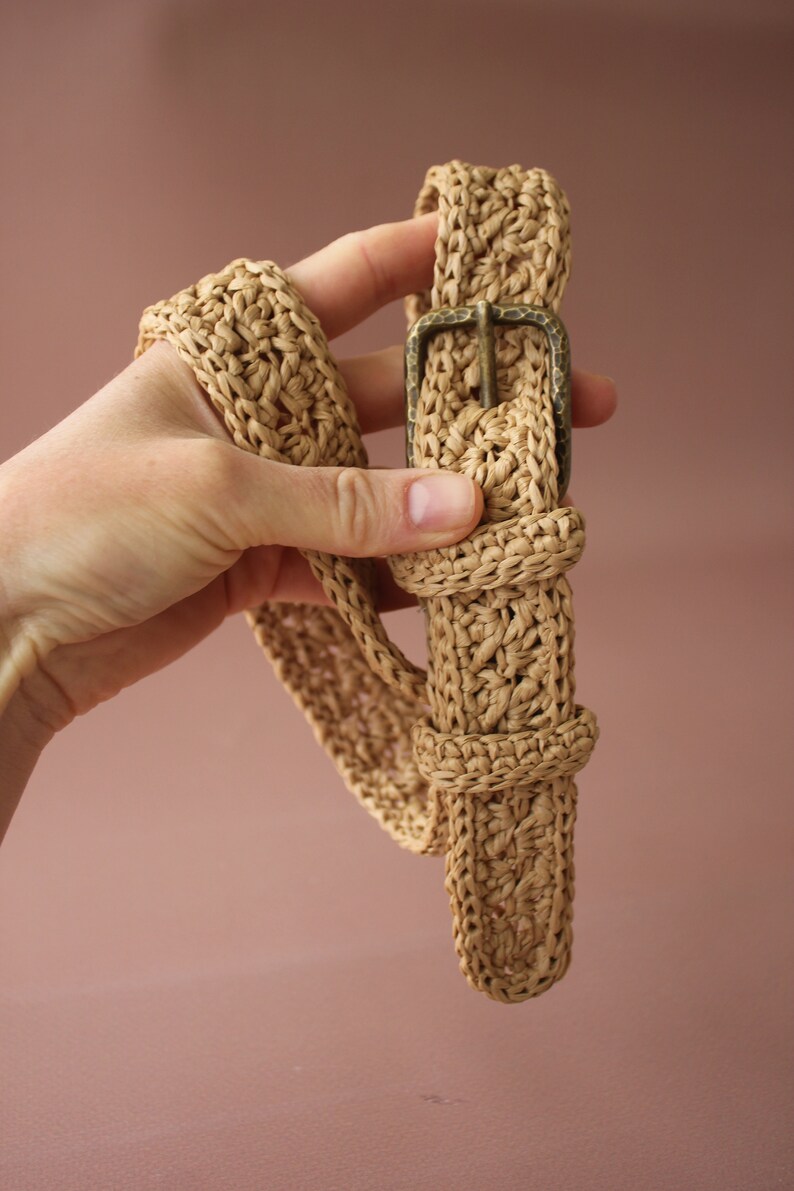 Straw Waist Belt Raffia Waist Belt Womens Raffia Belt Boho Style Belt Raffia Belt for Summer ...