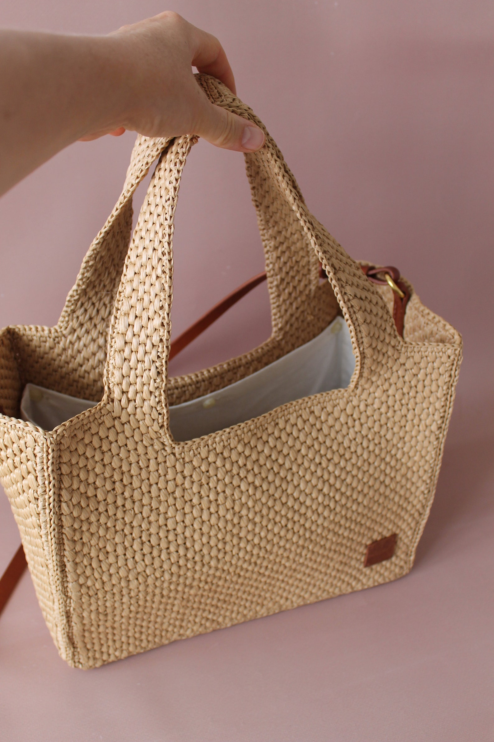 Large Raffia Tote Bag * Straw Tote Bag * Casual Tote Bag * Large ...