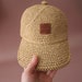 Men Straw Cap Summer Raffia Baseball Cap Unisex Straw Baseball Cap ...
