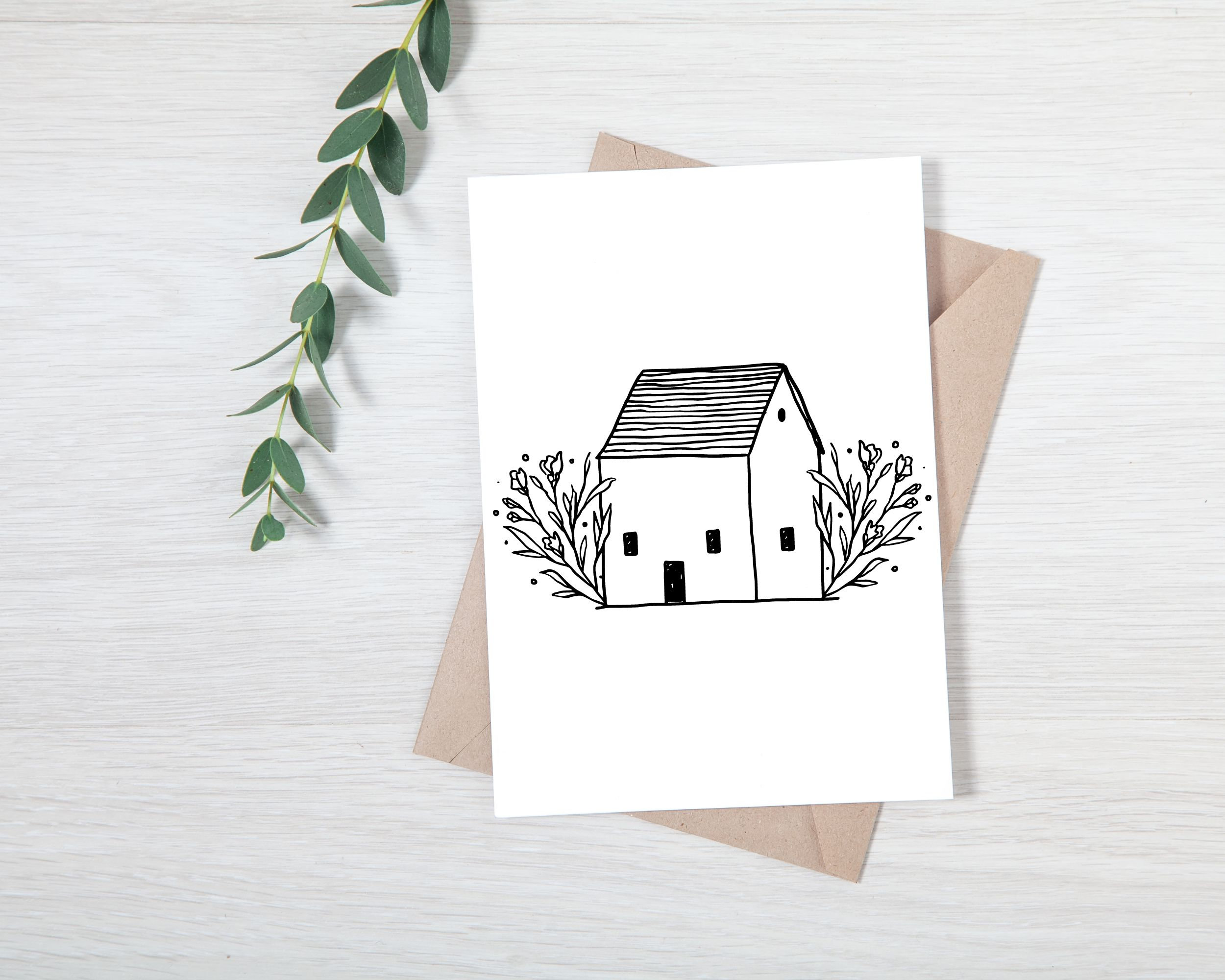 House SVG Bundle: Tiny House, Scandinavian House, Floral & More Instant ...