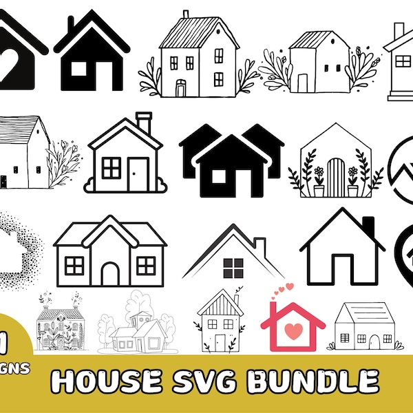 House Svg - Etsy