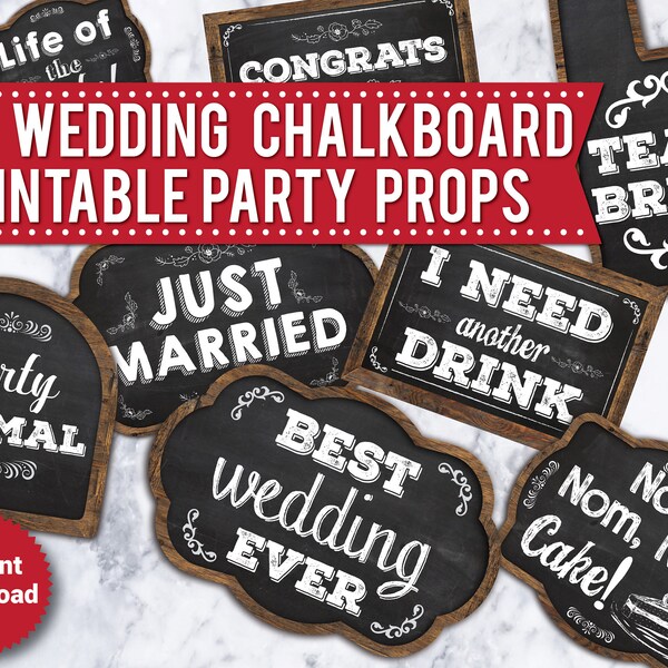 Chalkboard Props - Etsy