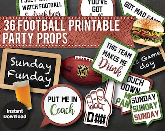 30 Wedding Photo Booth Propsprinted & UNCUT Black and Gold - Etsy