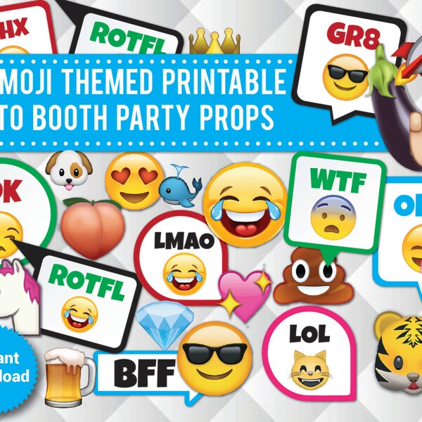 Emoji Photo Booth - Etsy