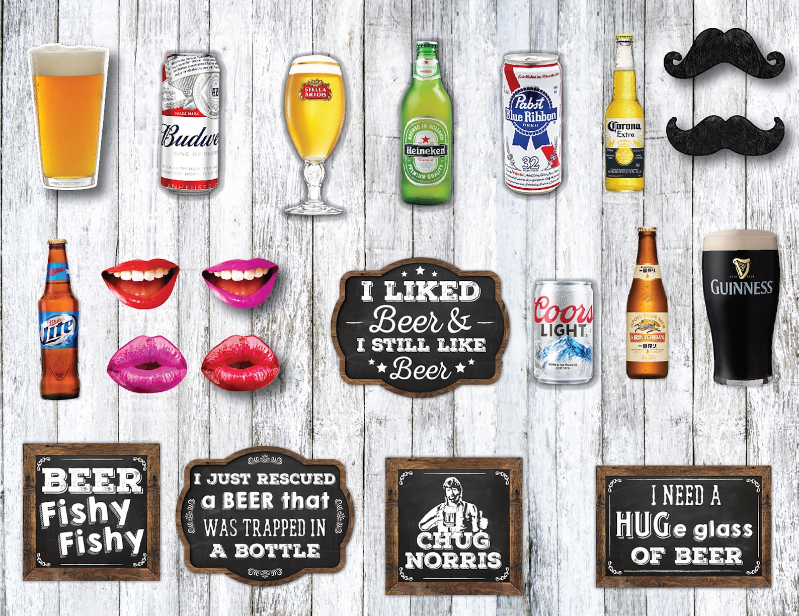 Cheers and Beers Photo Booth Props Adult Drinking Props | Etsy
