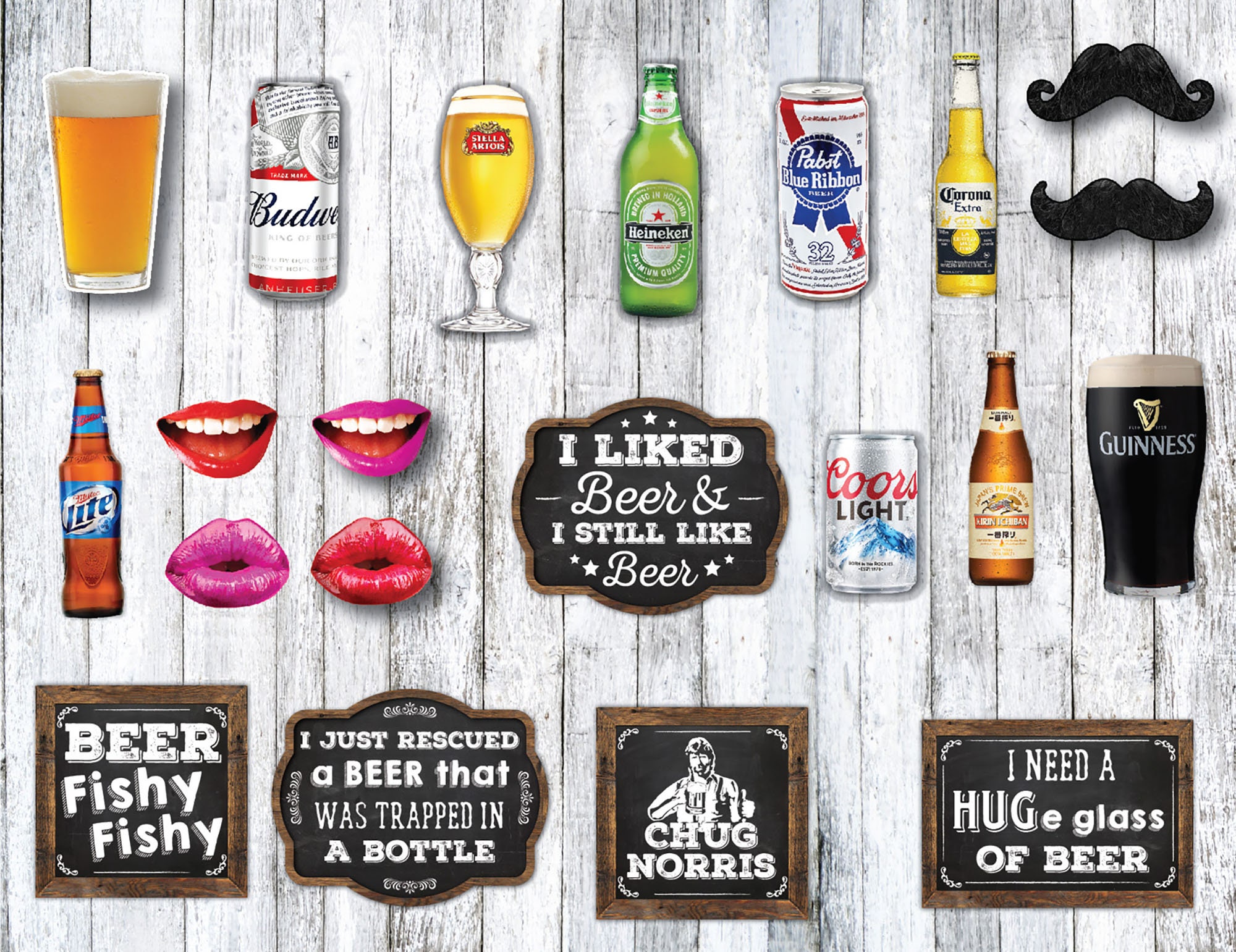 Cheers and Beers Photo Booth Props Adult Drinking Props | Etsy