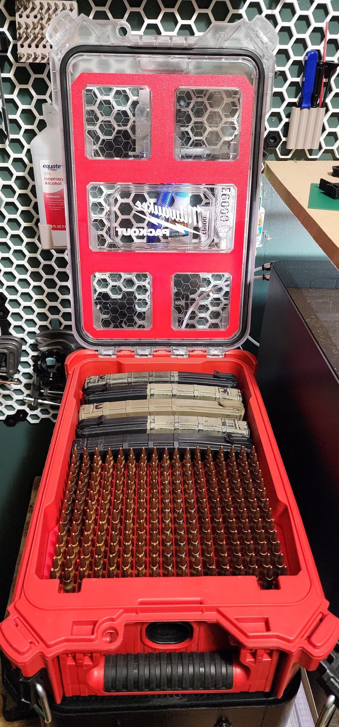 Milwaukee Packout 5.56/.300blk Ammo & AR Mag Inserts / Ammo Case - Etsy