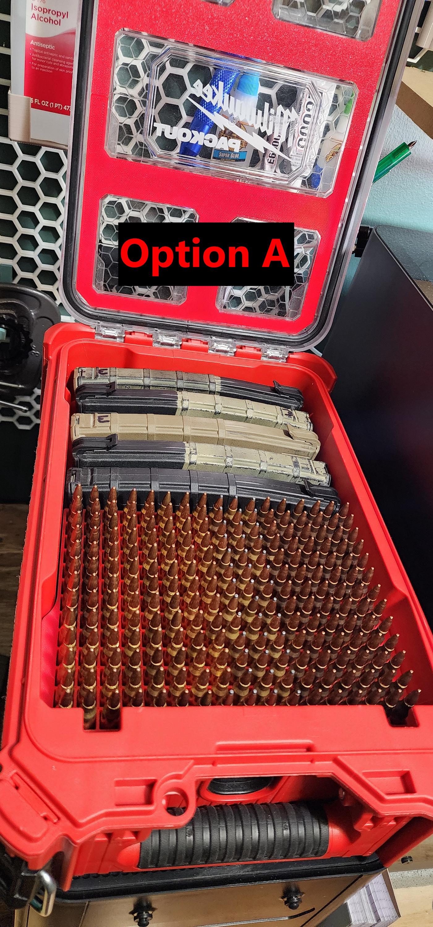 Milwaukee Packout 5.56/.300blk Ammo & AR Mag Inserts / Ammo Case - Etsy