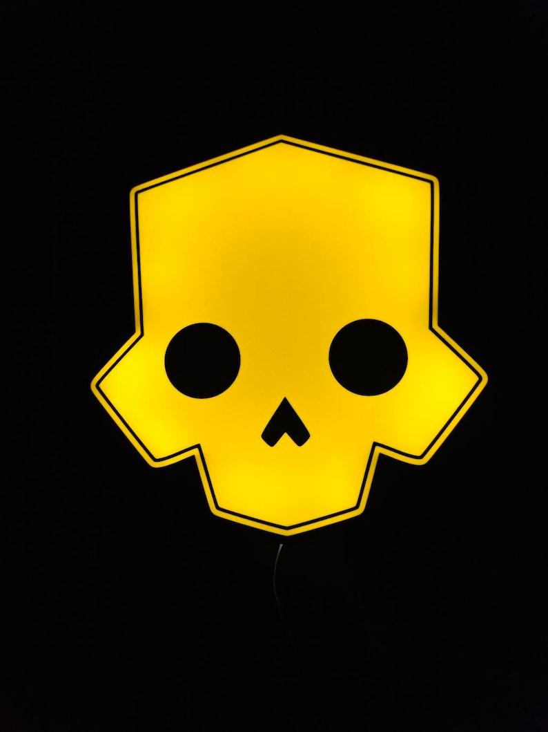 Helldivers 2 Skull LED Sign, RGB Lightbox - Etsy