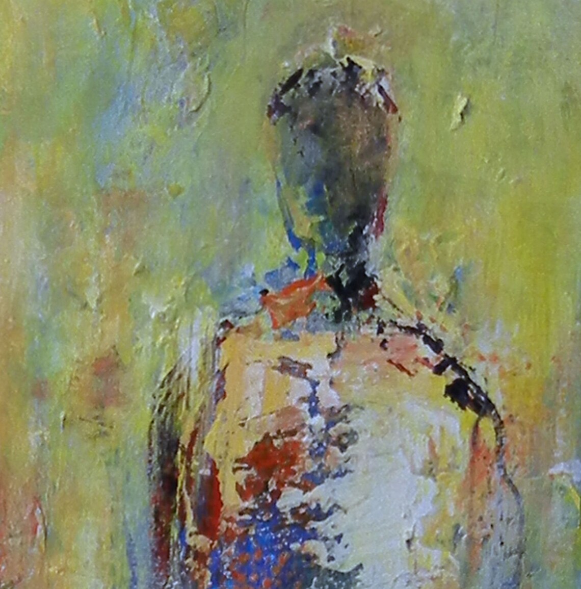 ABSTRACT Original Painting Trinity Expressionism Realism Decor HUGE Art ...