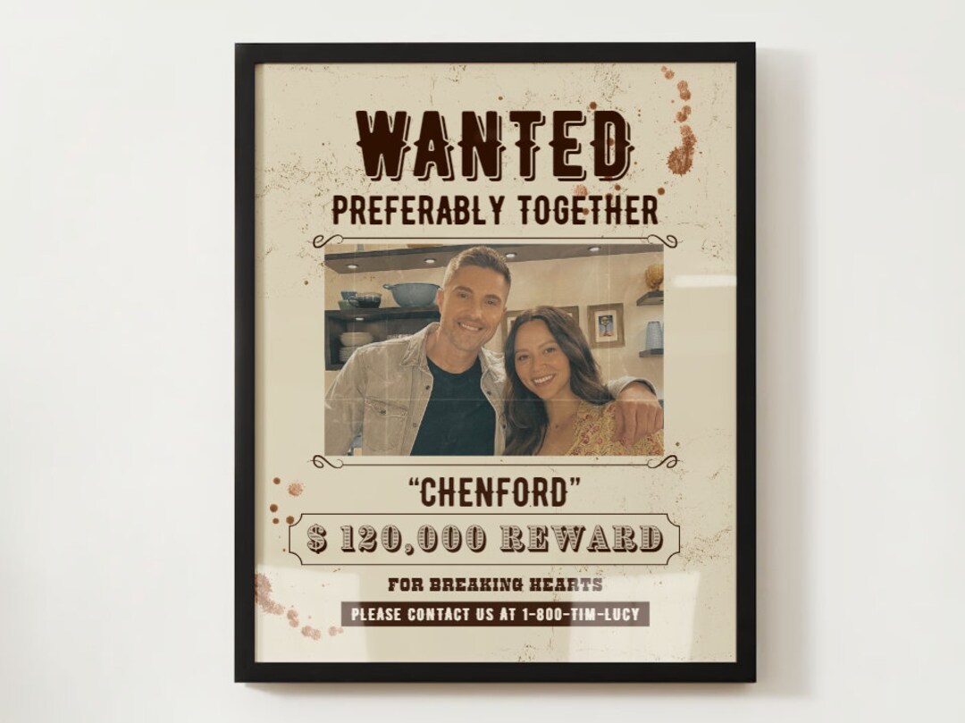 Chenford Wanted Poster, Printable, Instant Download - Etsy