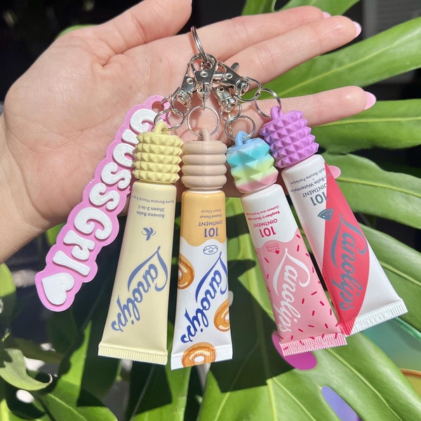 Girls Lip Gloss Keychain - Etsy