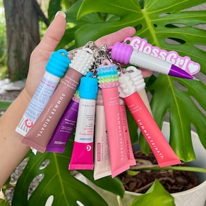 GLOSSGRL Keychain Cap for Lipgloss and Balm - Bubble Cap - Chap Cap ...