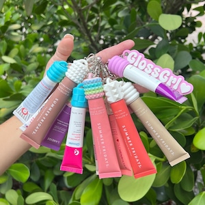 GLOSSGRL Keychain Cap for Lipgloss and Balm - Bubble Cap - Chap Cap ...
