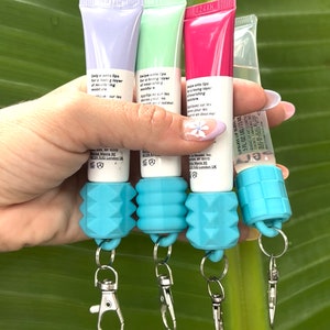 GLOSSGRL Keychain Cap for Lipgloss and Balm - Bubble Cap - Chap Cap ...