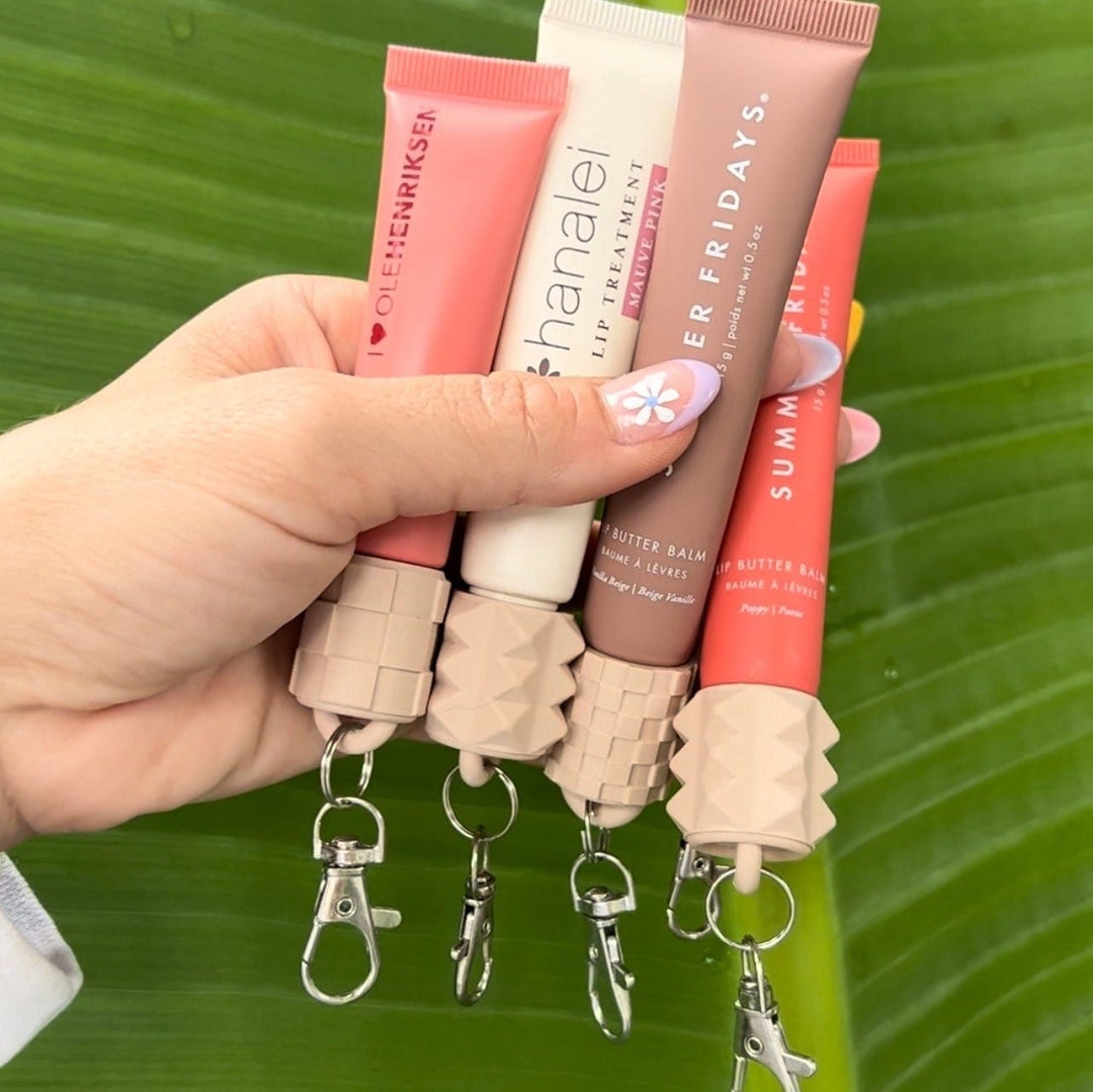 GLOSSGRL Keychain Cap for Lipgloss and Balm - Bubble Cap - Chap Cap ...