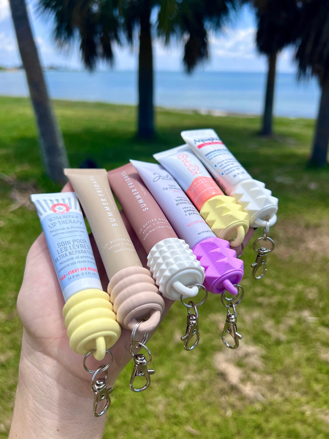 GLOSSGRL Keychain Cap for Lipgloss and Balm - Bubble Cap - Chap Cap ...