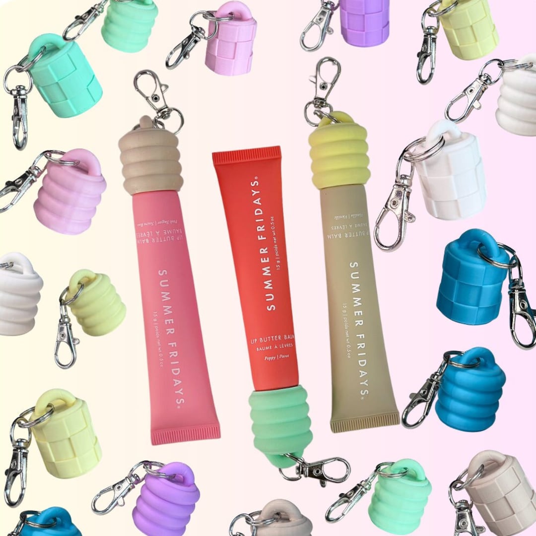 GLOSSGRL Keychain Cap for Lipgloss and Balm - Bubble Cap - Chap Cap ...