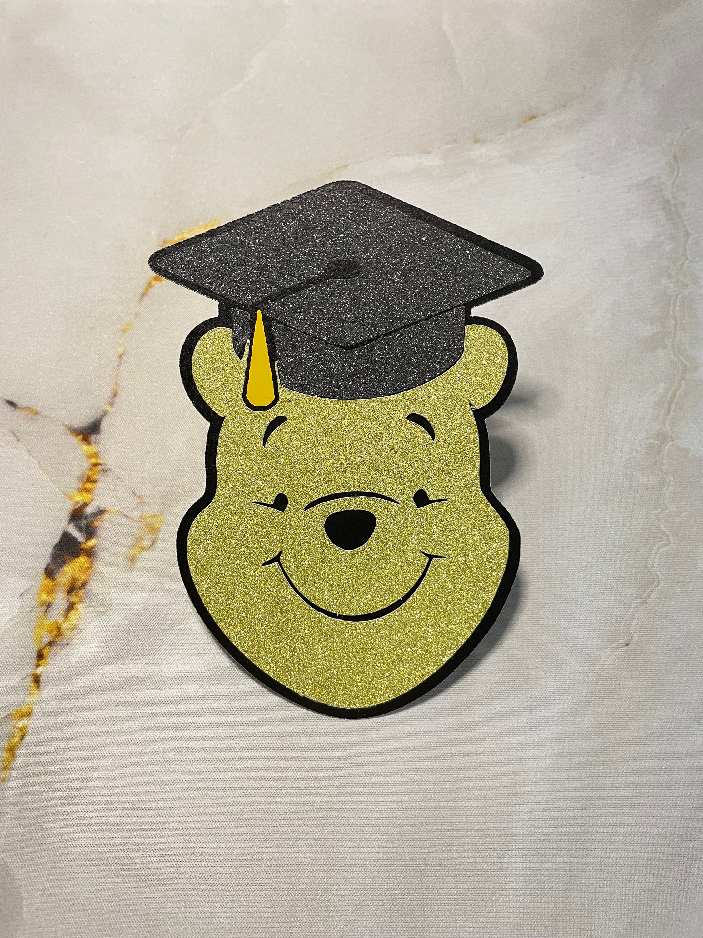 Pooh Bear Graduation Topper Pooh Floral Topper bouquet Topperclass of ...