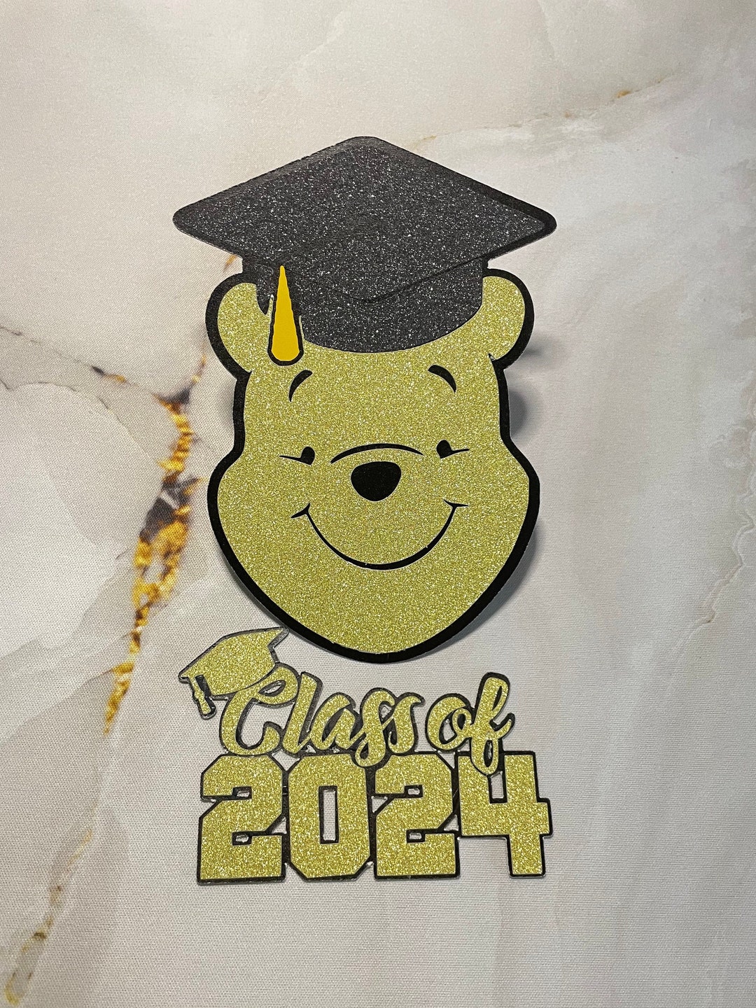 Pooh Bear Graduation Topper Pooh Floral Topper Bouquet Topperclass Of