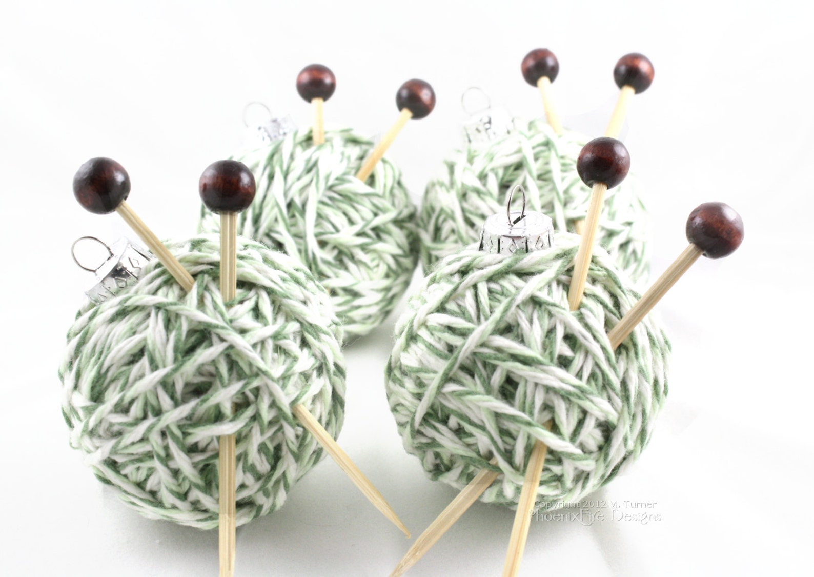 Yarn Ball Ornament Christmas Tree Gift Idea for Knitters - Etsy