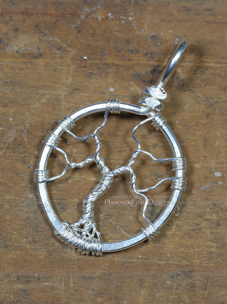 Tiny Little Tree of Life Pendant Mini Miniature Wire Wrapped - Etsy