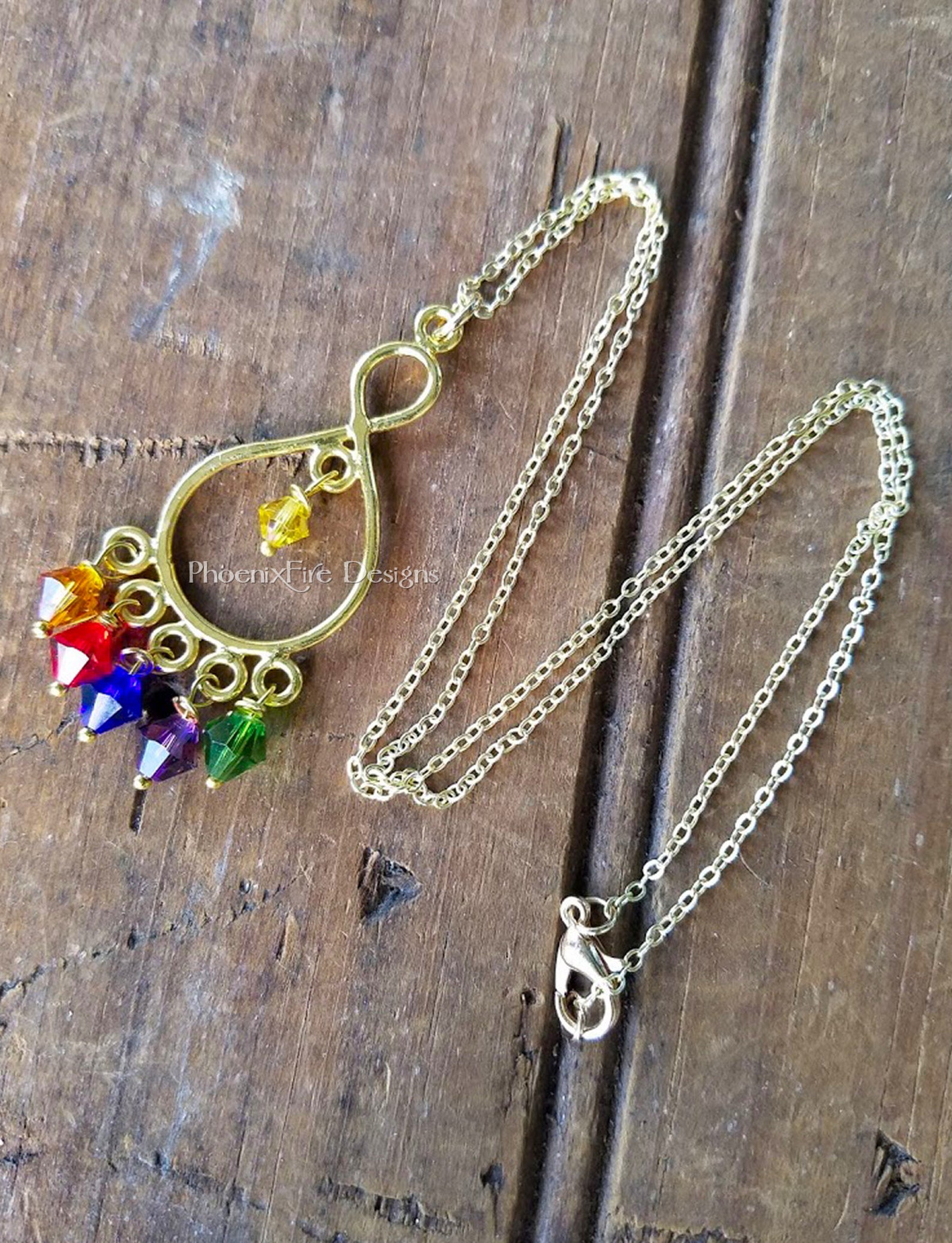 Infinity Stones Necklace / Marvel Avengers Endgame Inspired Jewelry ...