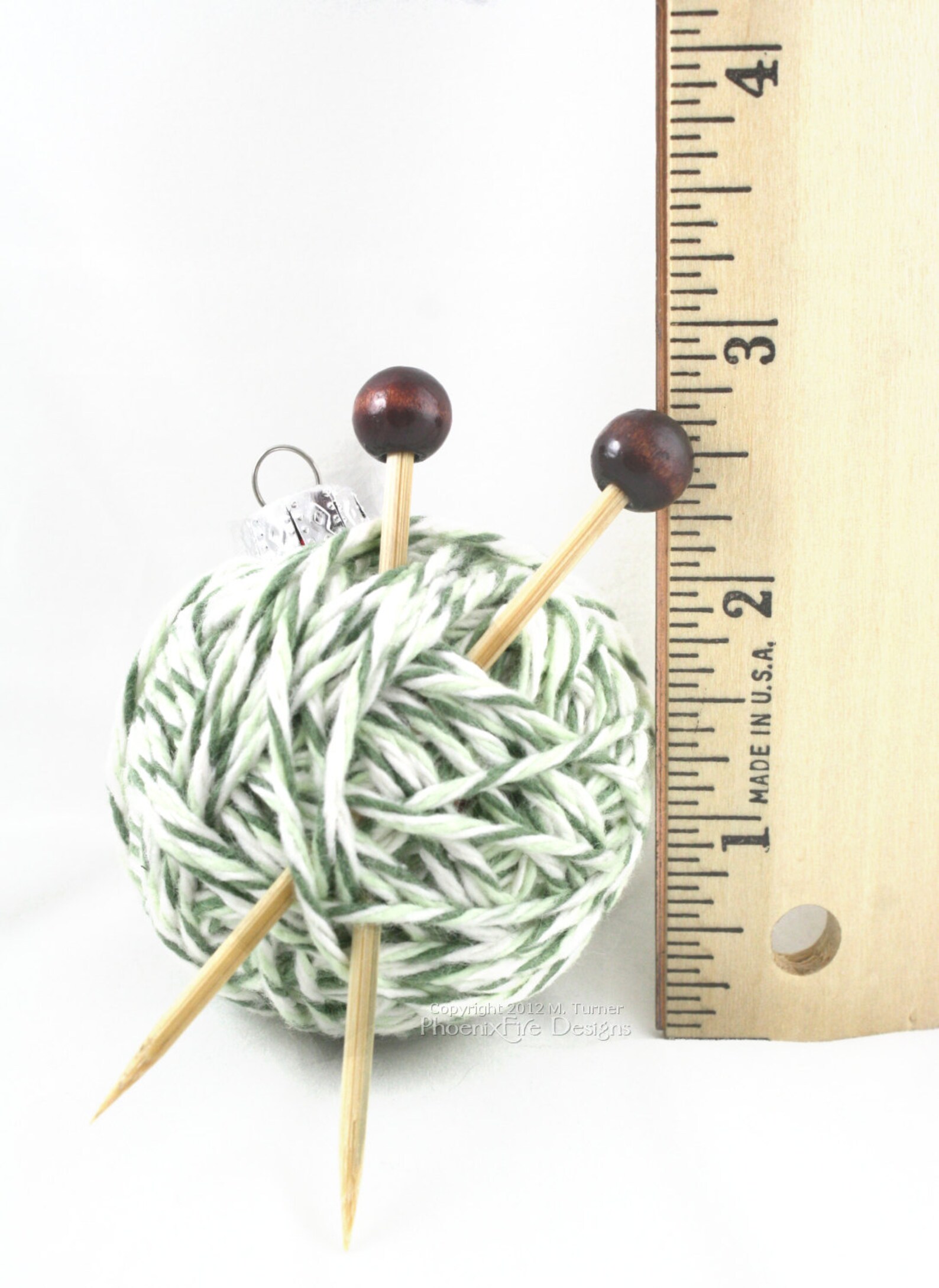 Yarn Ball Ornament Christmas Tree Gift Idea for Knitters - Etsy
