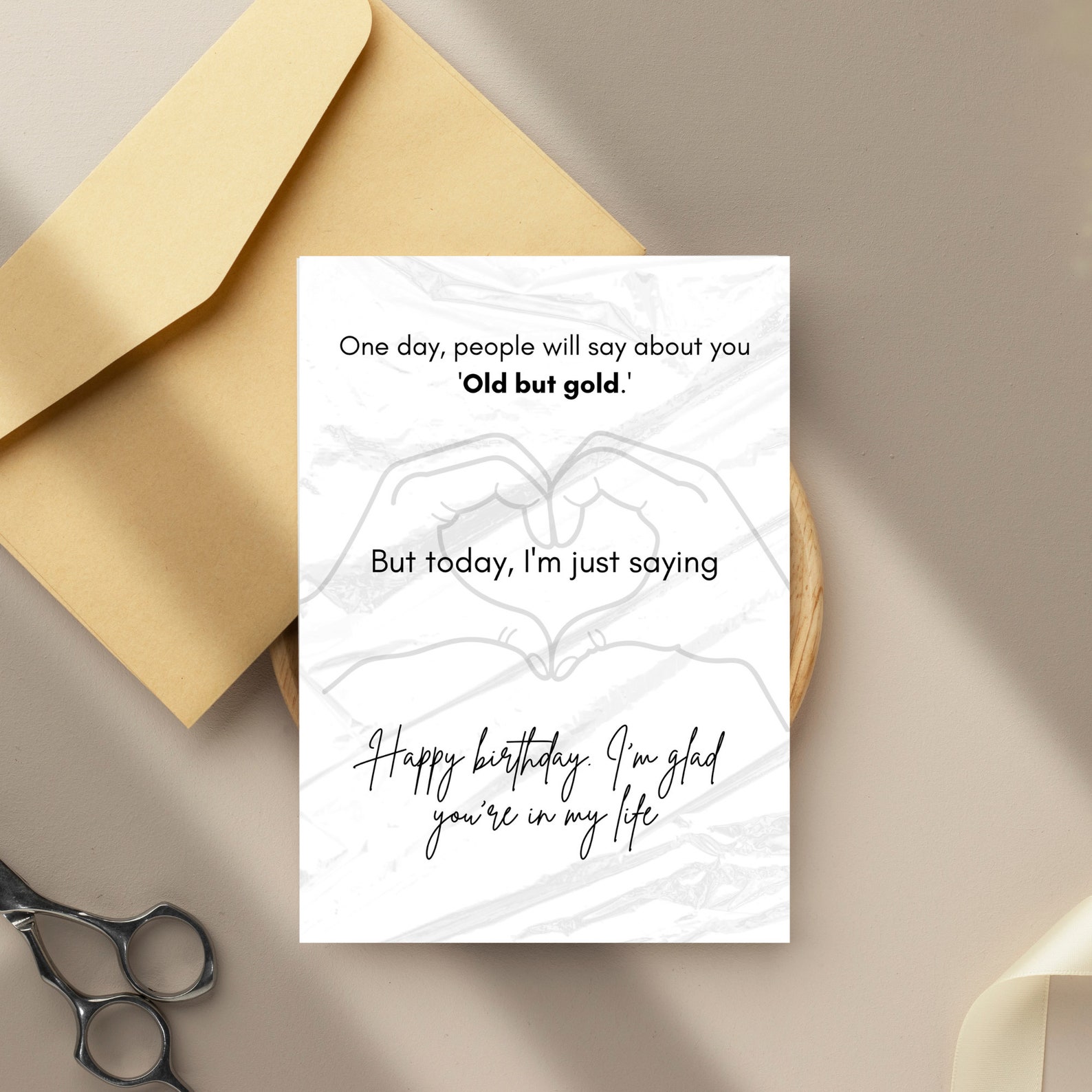 Birthday Carding, One Year Older, Birthday Celebrant Card, Birthday ...