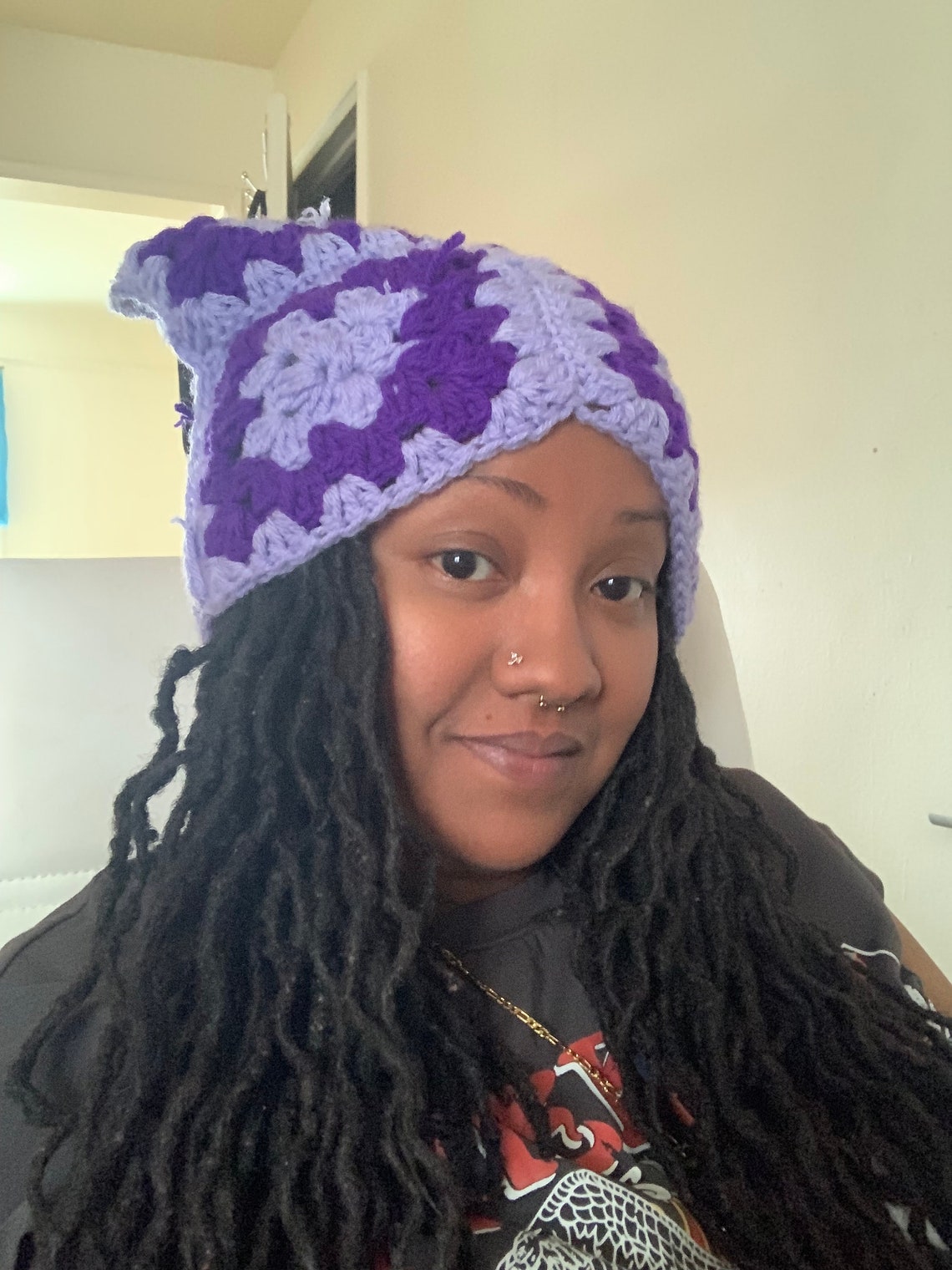 Periwinkle Crochet Hat - Etsy