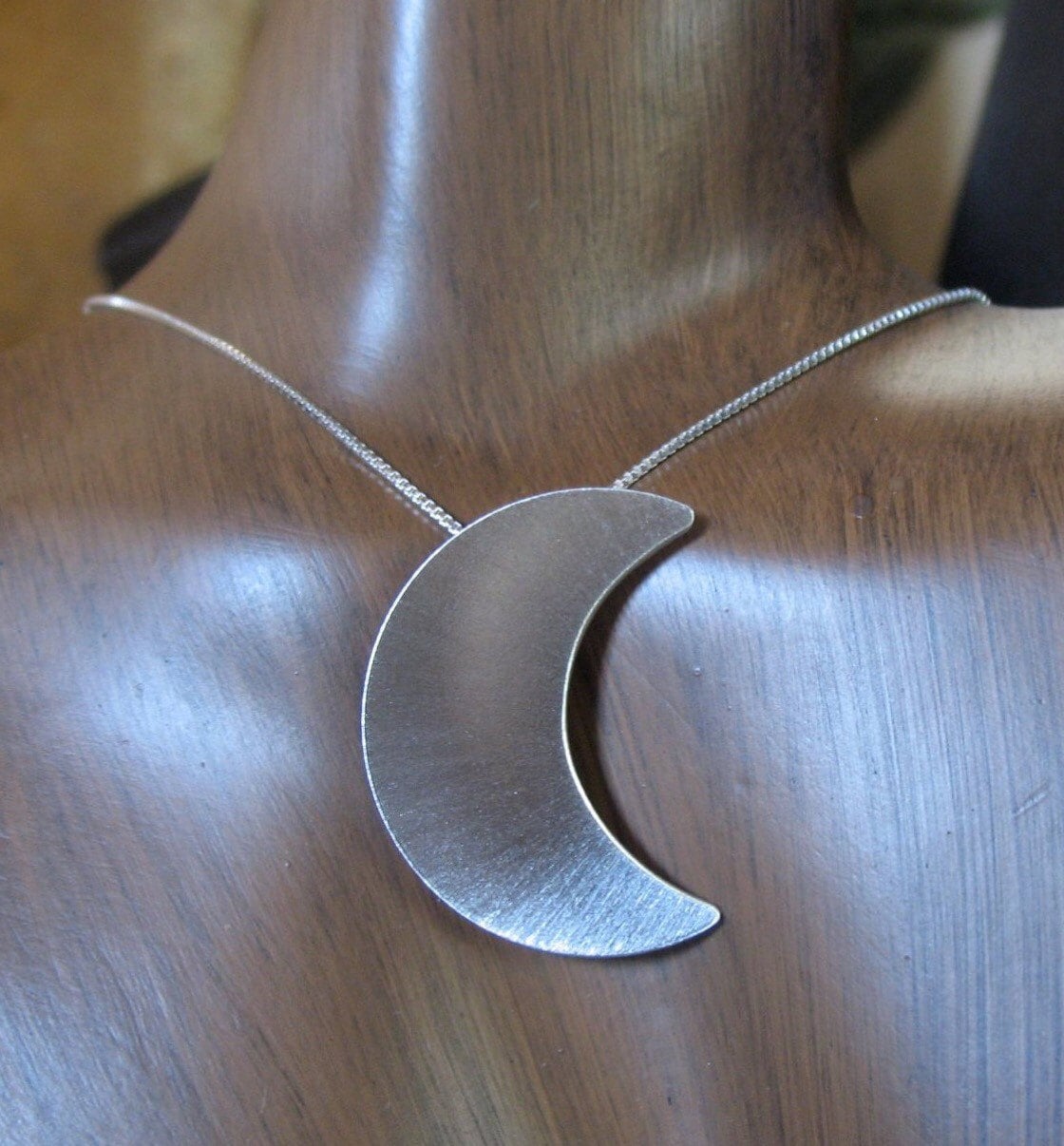 Crescent Moon Pendant, Stevie Nicks Moon Pendant, Crescent Moon Jewelry ...