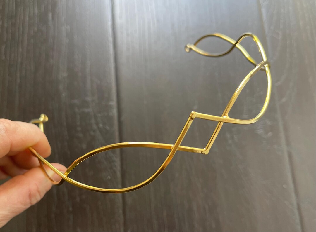 Gold Wedding Circlet, Men’s Circlet, Unisex 14K Gold Plate Headpiece ...