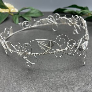 Bridal Woodland Head Crown Sterling Silver, Outlander, Fantasy Wedding ...