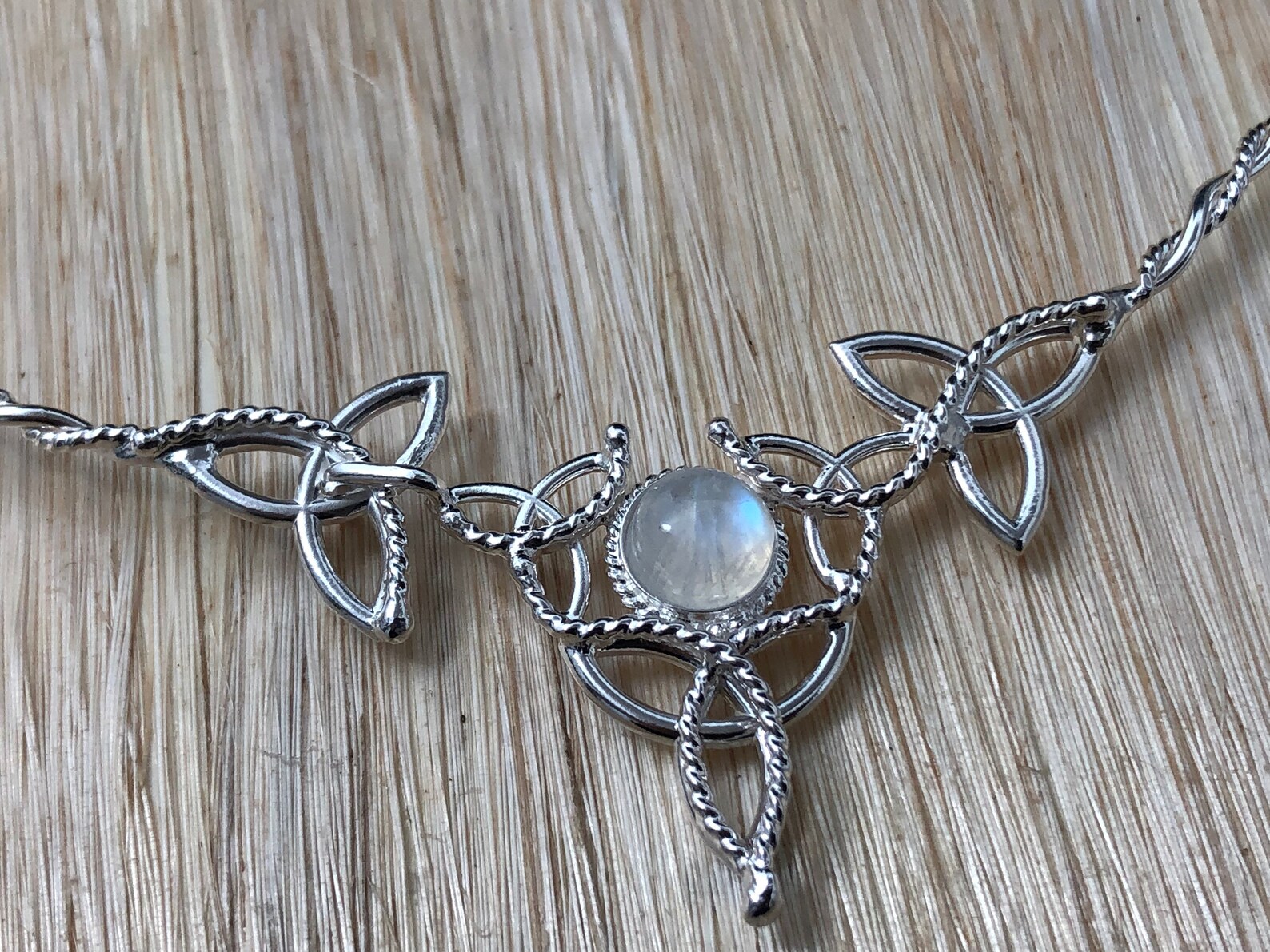 Celtic Neck Ring Irish Torc Jewelry Moonstone Amethyst - Etsy