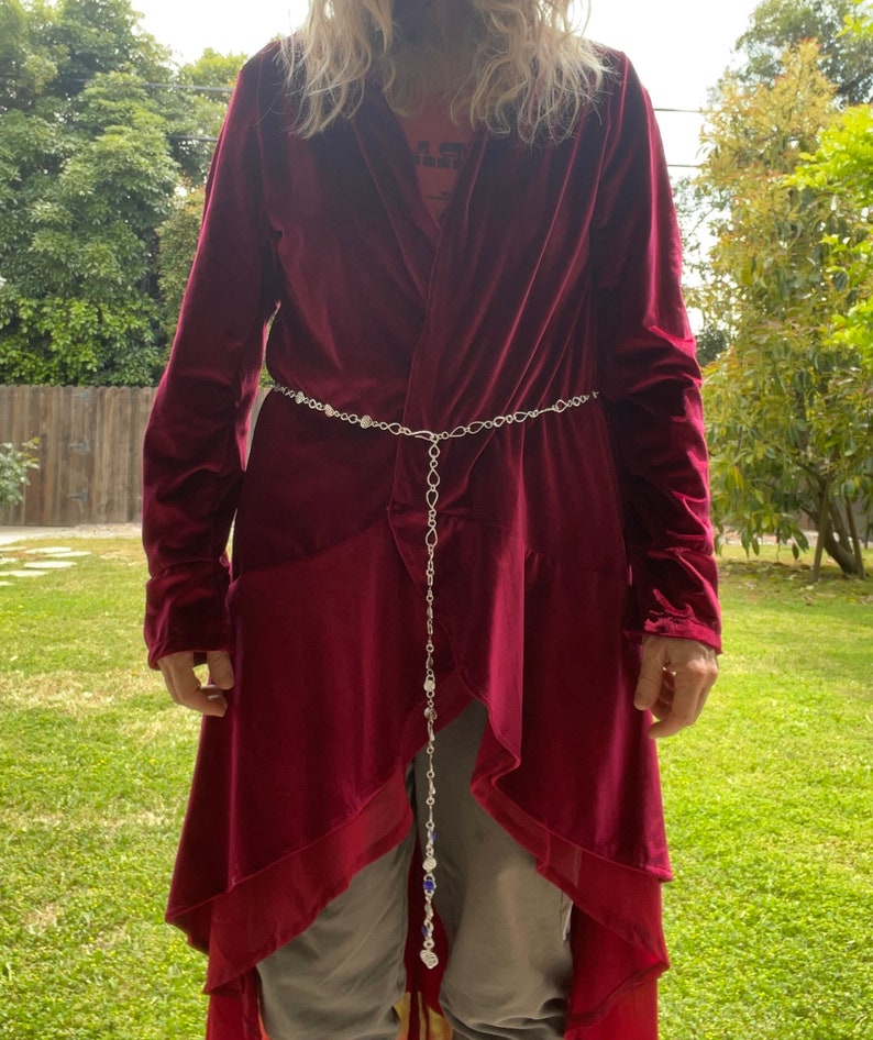 Medieval Girdle Lariat Sterling Silver Belt Adjustable - Etsy