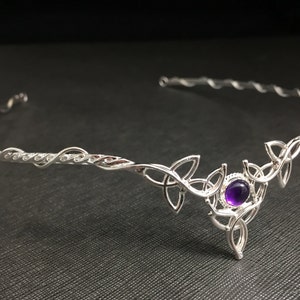 Celtic Knot Bridal Sterling Silver Tiara, Irish Wedding Tiara, Irish Diadems, Celtic Tiaras ...