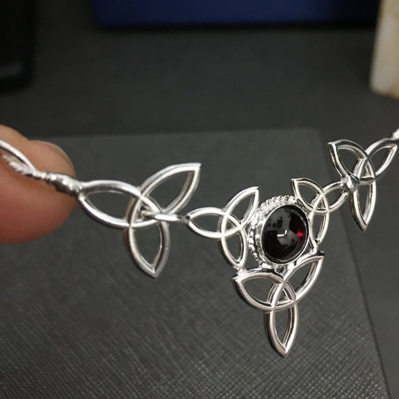 Celtic Neck Ring Irish Torc Jewelry Moonstone Amethyst - Etsy