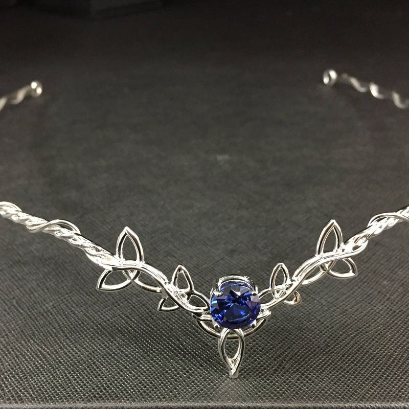 Celtic Silver Diadem - Etsy UK