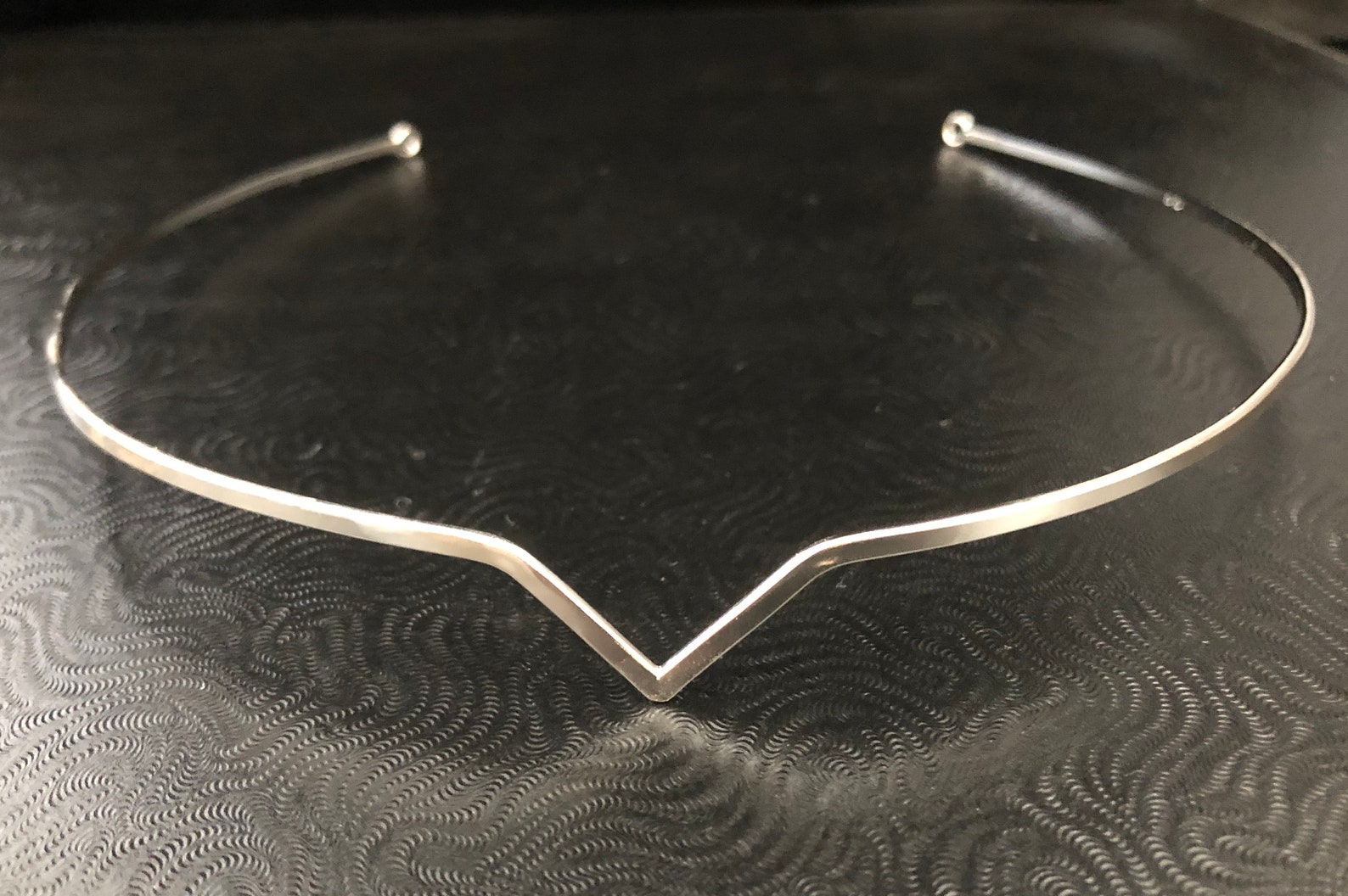 Unisex Simple Sterling Silver Circlet Cosplay Circlets - Etsy