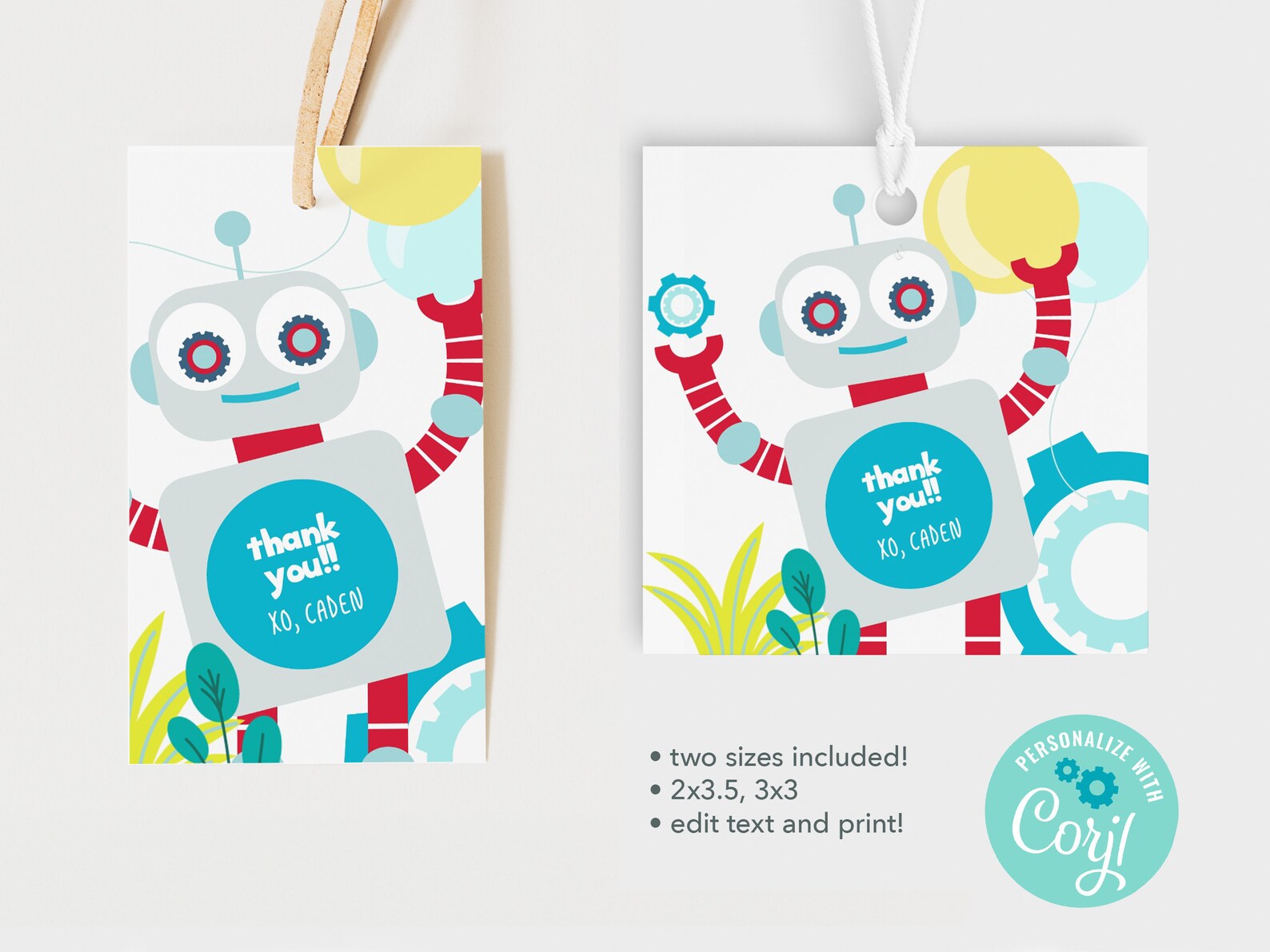 Robot Invitation Template, Robot Invite, Robot Birthday Invitation ...