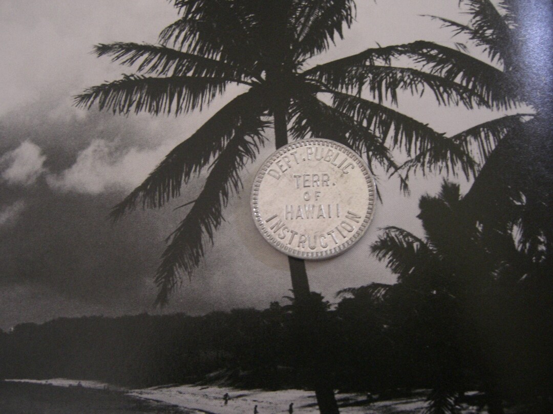VINTAGE Hawaii Lunch Token - Etsy