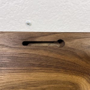 Handmade Mid-century Walnut Vinyl Record Shelf With Optional Inlay ...