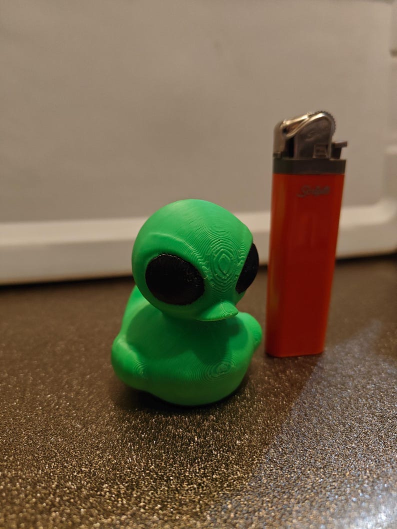 Custom 3D Printed Alien Jeep Rubber Duck Perfect for Jeep Enthusiasts ...