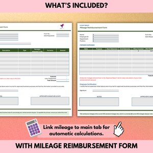 Expense Report Form Template Editable Excel Spreadsheet Expense ...